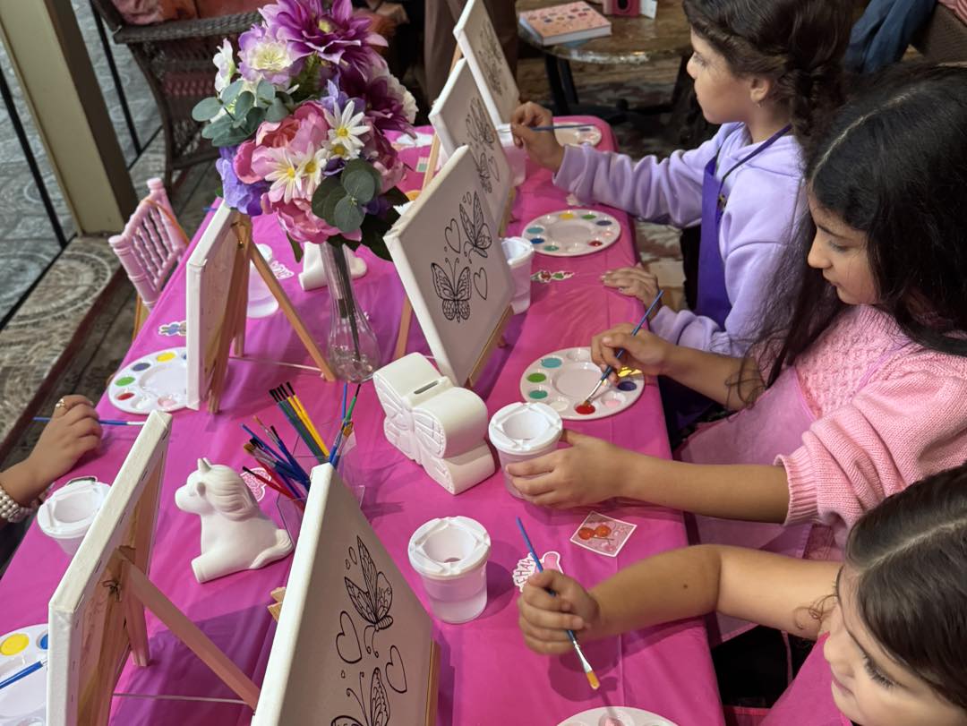 Painting Activity Stations - Meg A Star Parties